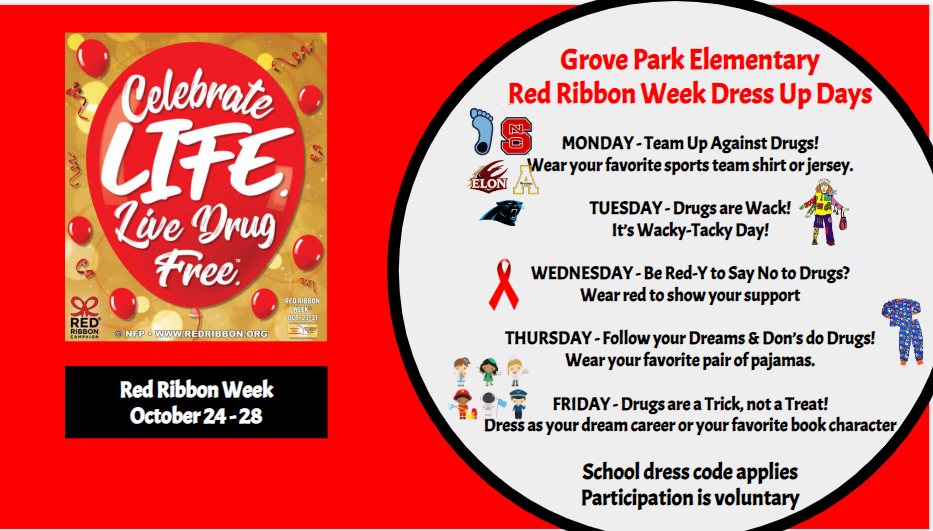 Red Ribbon Week | Grove Park Elementary School