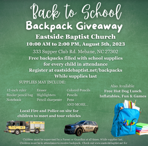 Back to School Giveaway | Harvey R. Newlin Elementary School