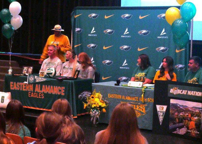 EAHS Seniors Sign to Compete at the College Level | Eastern Alamance ...
