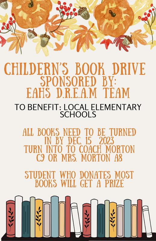 EAHS Book Drive | Eastern Alamance High School